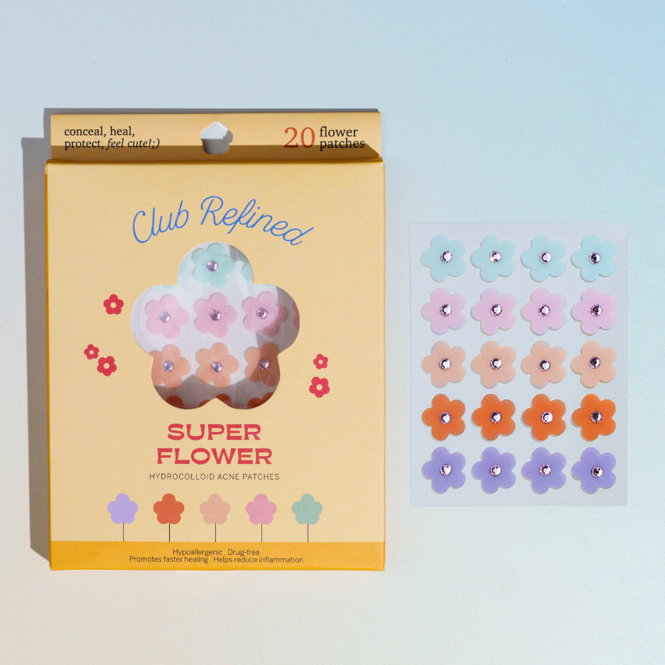 Super Flower Hydrocolloid Acne Patches – Club Refined